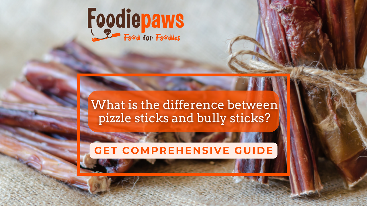 What is the difference between pizzle sticks and bully sticks? – Foodiepaws