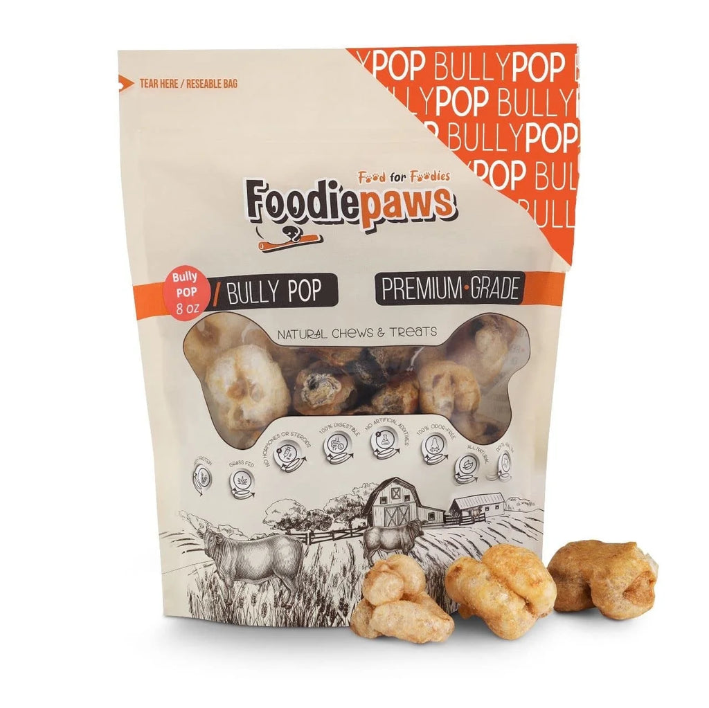 Bully Pop 8oz - All Natural Premium Grade, Odor Free – Foodiepaws